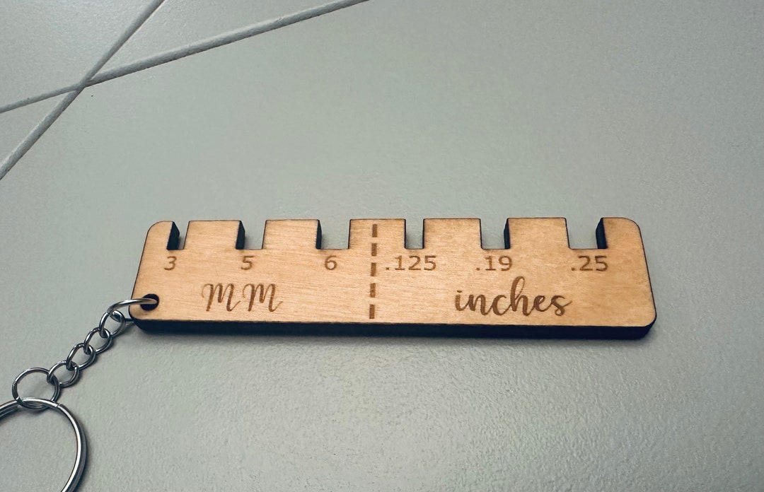 Material Thickness Gauge File - Etsy