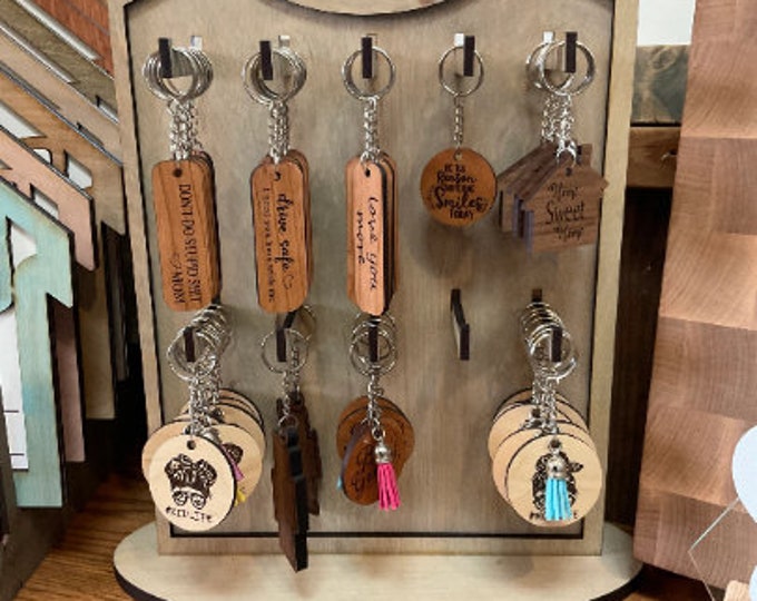 Keychain Display Stand Digital File - Etsy