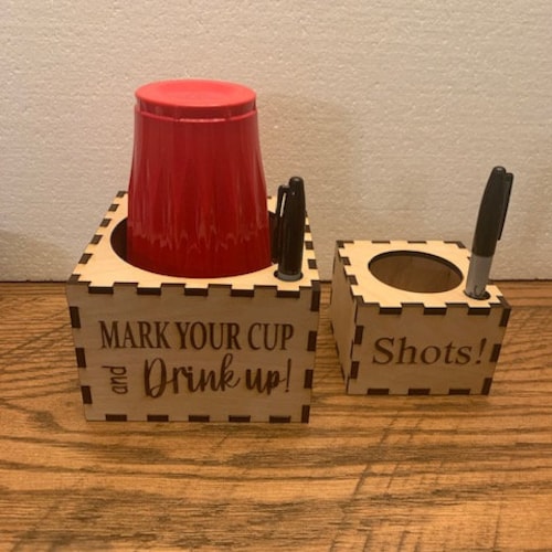Mark Your Cup Box Laser File Disposable Cup Box File Laser - Etsy