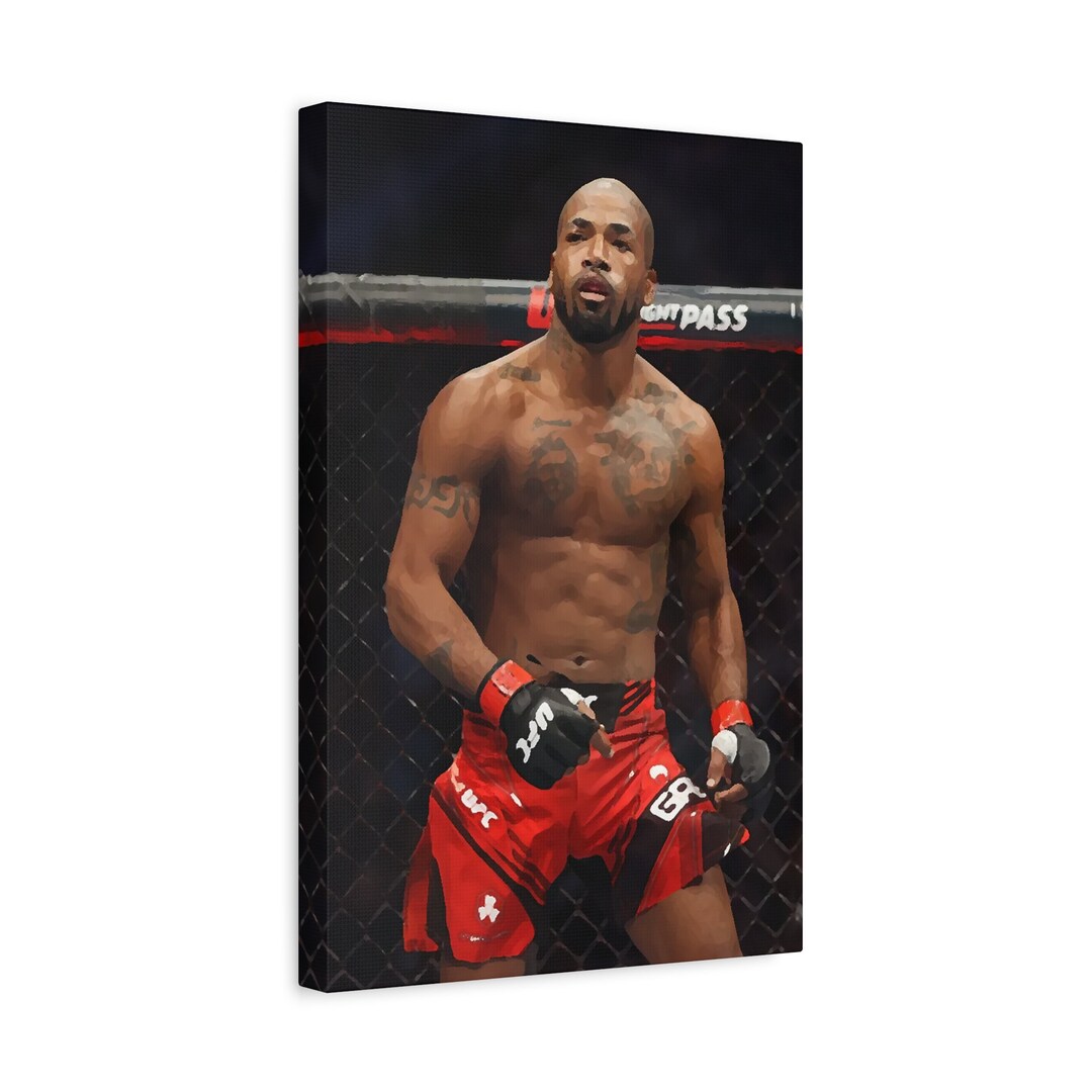 Bobby Green Canvas Art (dry Brush Art Style) - Combat Sports Posters ...