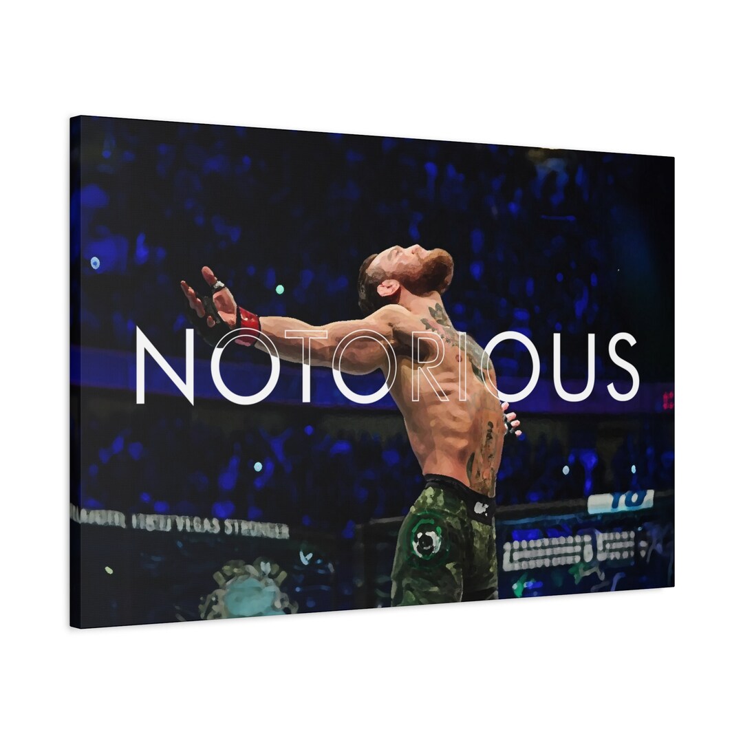 Notorious Conor Mcgregor Canvas Art (dry Brush Art Style) - UFC Posters ... Notorious Conor Mcgregor Canvas Art (dry Brush Art Style) - UFC Posters ...