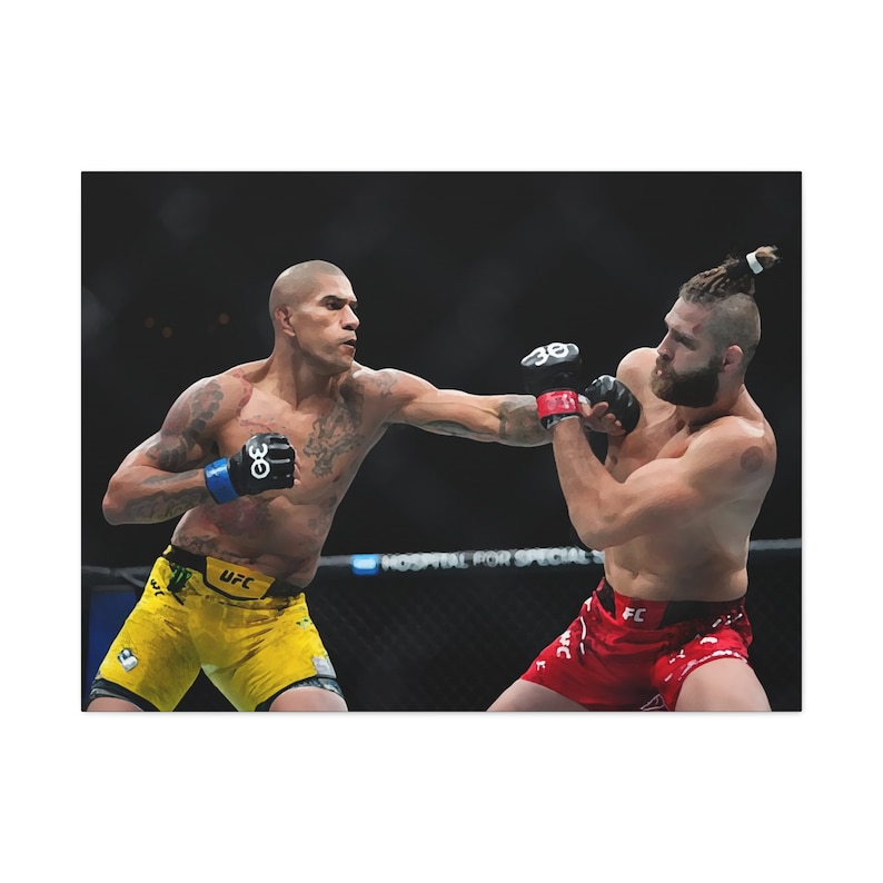 Alex Pereira Vs. Jiri Prochazka (dry Brush Art Style) - UFC Posters ...