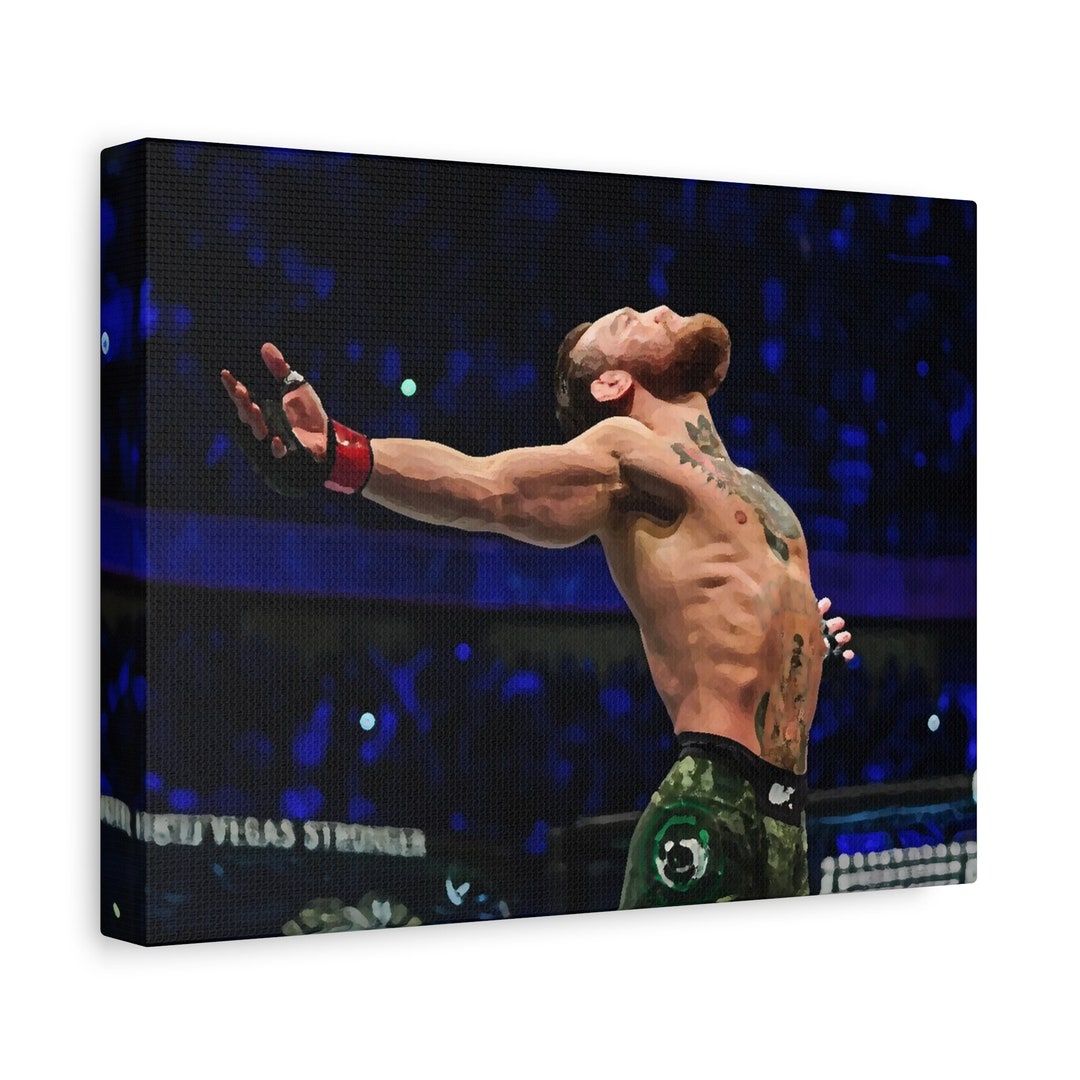 Conor Mcgregor Canvas Art (dry Brush Art Style) - UFC Posters, MMA Wall ... Conor Mcgregor Canvas Art (dry Brush Art Style) - UFC Posters, MMA Wall ...