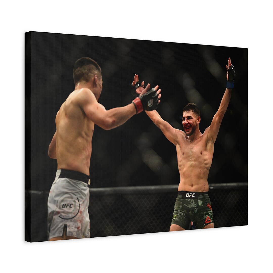 Yair Rodriguez Vs the Korean Zombie (dry Brush Art Style) - UFC Posters ...