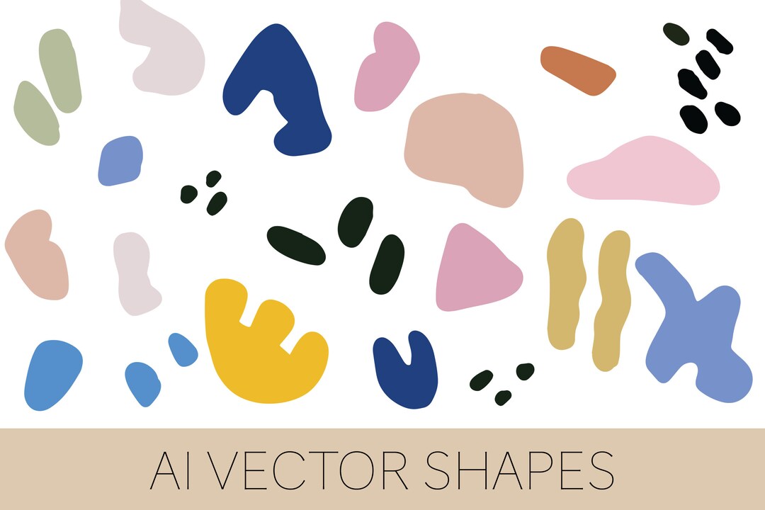 Ai Abstract Vector, Abstract Shapes Svg, Modern Shapes Clip Art ...