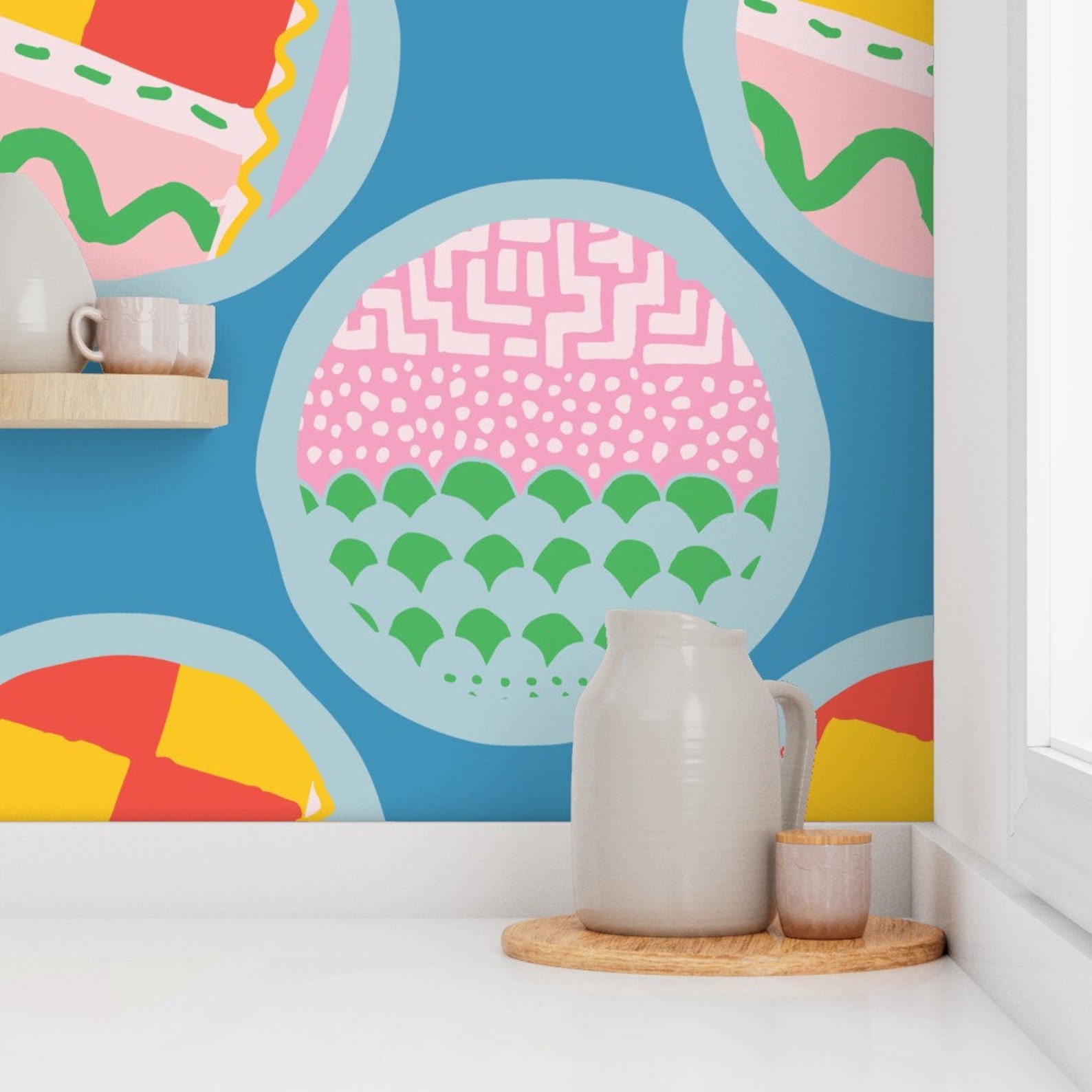 Bold Spot Wallpaper, Cool Kids Wallpaper, Giant Spots Wallpaper ...