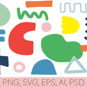 Organic Shapes - Etsy