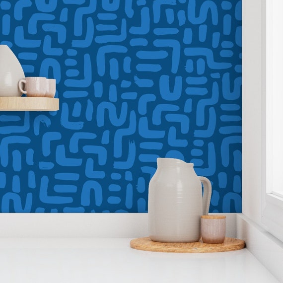 Funky Blue Wallpaper