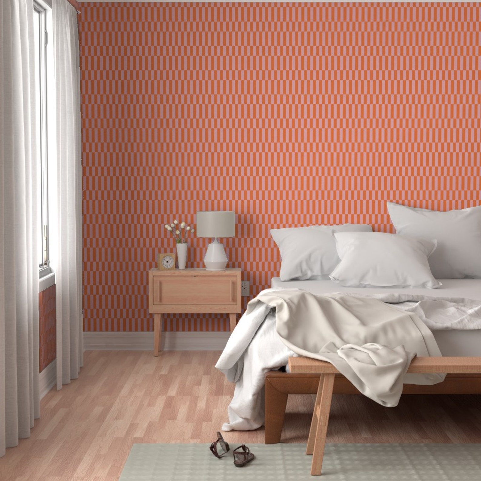 Colorblock Wallpaper, Funky Wallpaper, Accent Wallpaper, Colorful ...