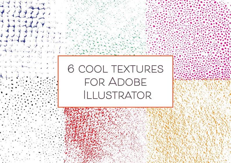 Vectorised Texture Bundle, Vector Textures, Adobe Illustrator Textures ...