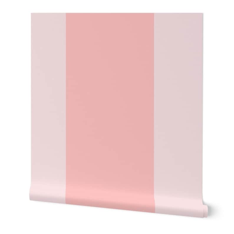 Pink Vertical Stripe Wallpaper, Large Striped Wallpaper, Vertical ...