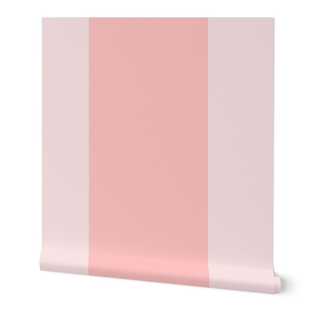 Pink Vertical Stripe Wallpaper, Large Striped Wallpaper, Vertical ...
