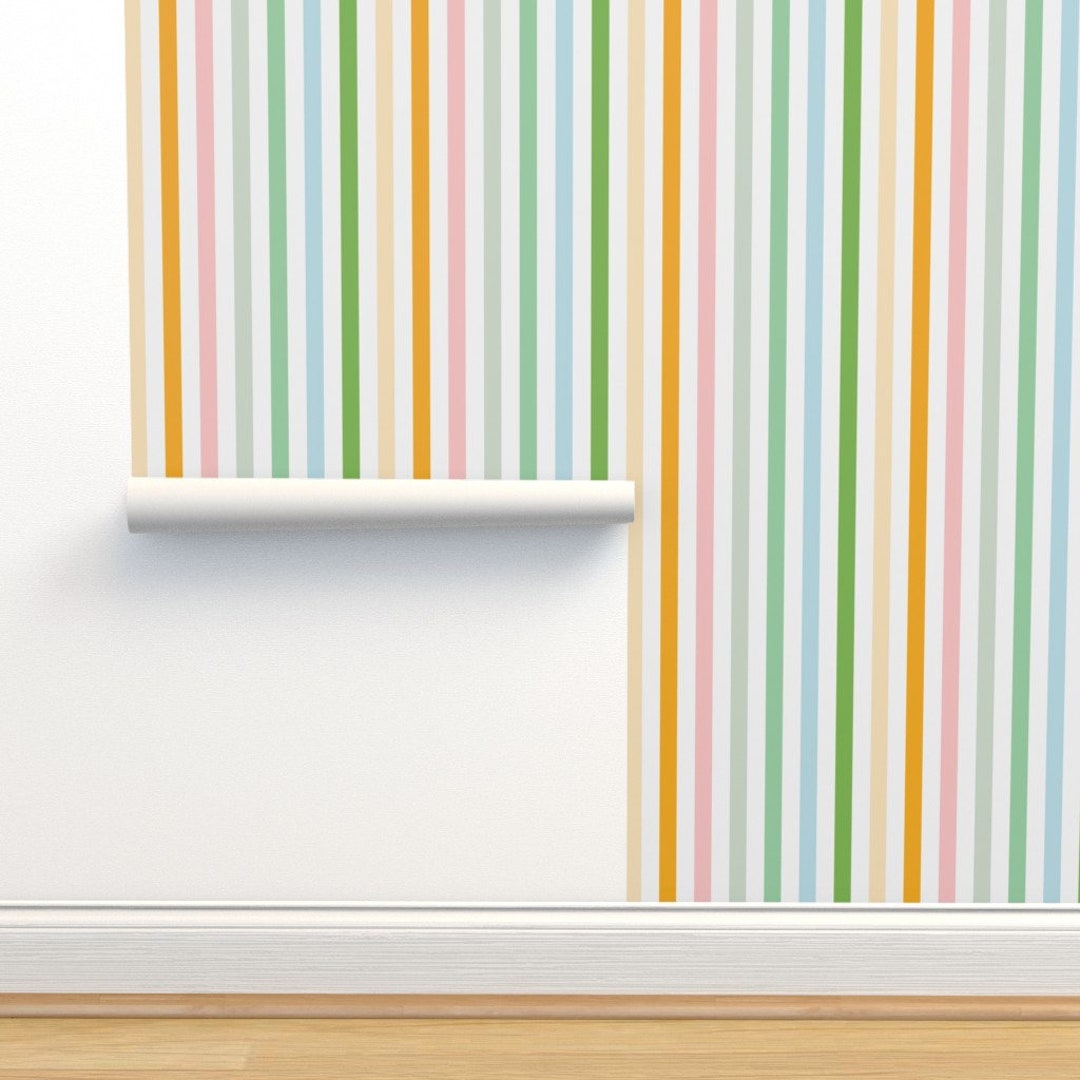 Pastel Wallpaper, Modern Wallpaper, Rainbow Wallpaper, Striped ...