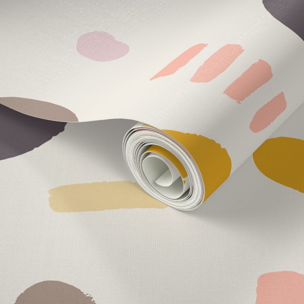 Gender Neutral Wallpaper, Teen Wallpaper, Abstract Shapes Wallpaper ...