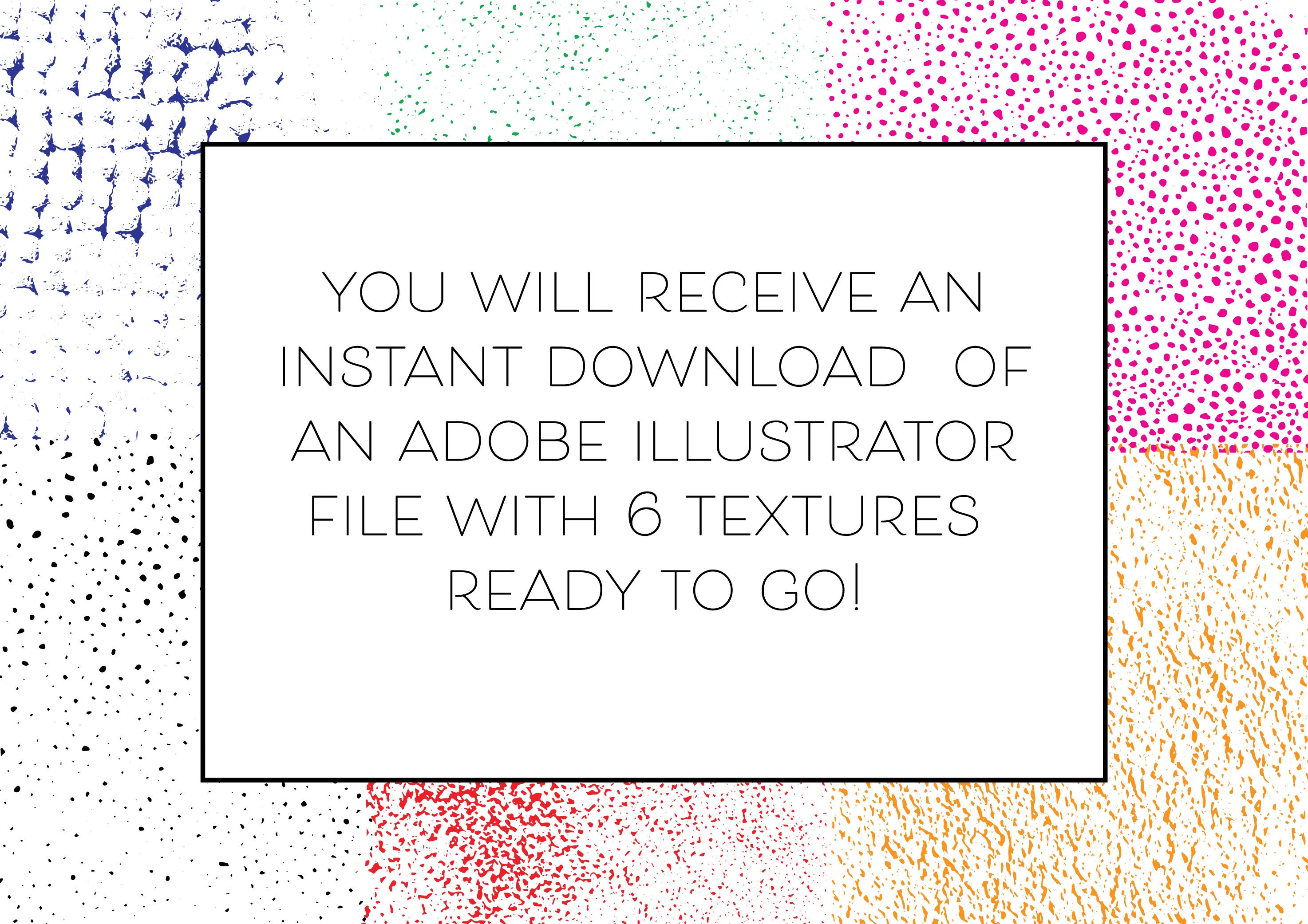 Vectorised Texture Bundle, Vector Textures, Adobe Illustrator Textures ...