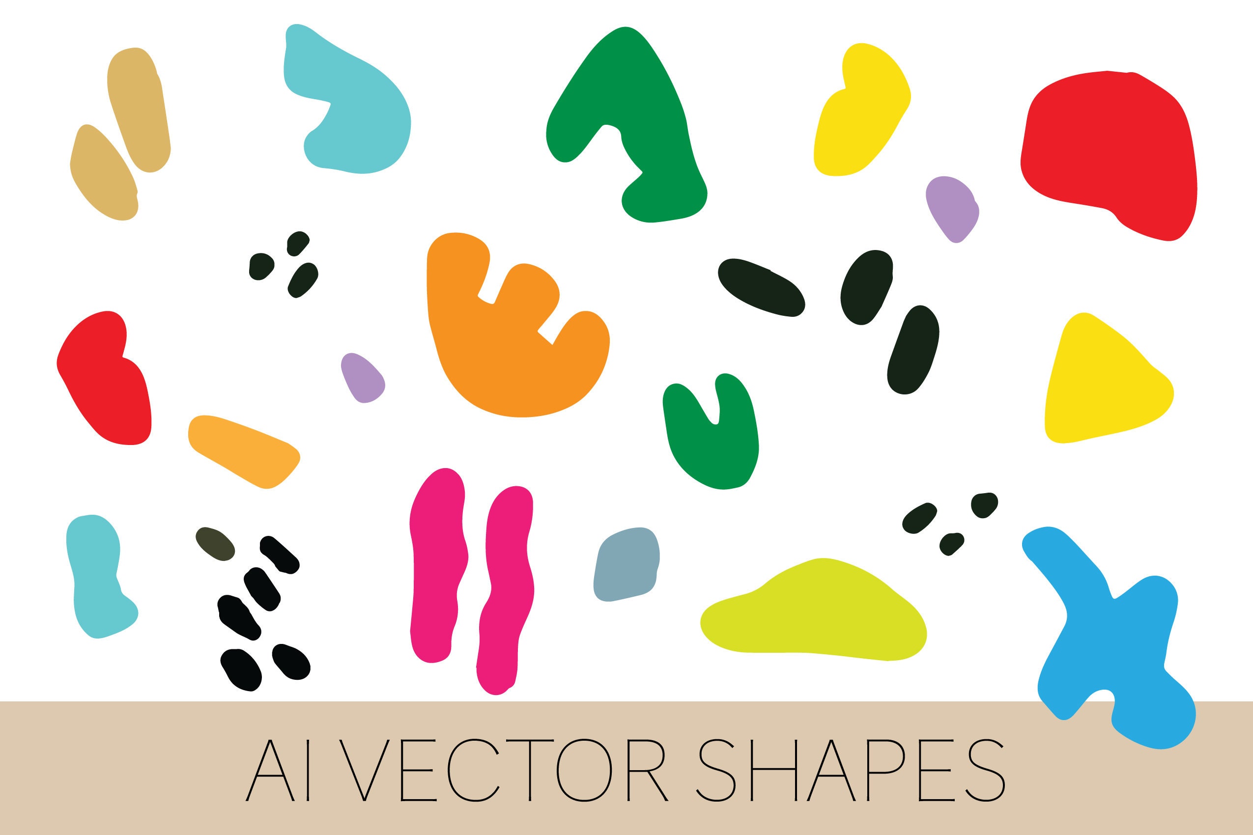Ai Abstract Vector, Abstract Shapes Svg, Modern Shapes Clip Art ...