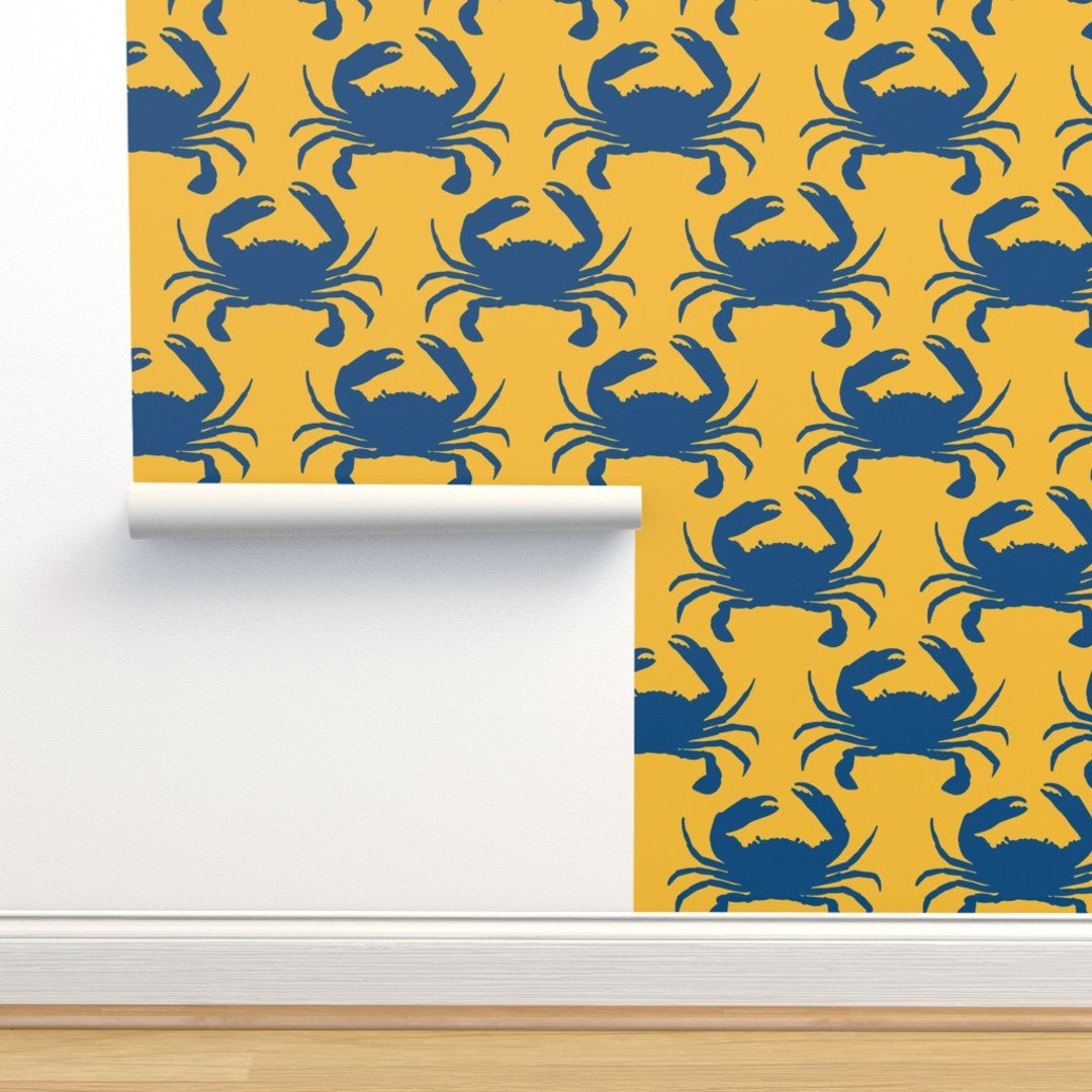 Crustacean Wallpaper, Beach Wallpaper, Seafood Wallpaper, Beach House ...