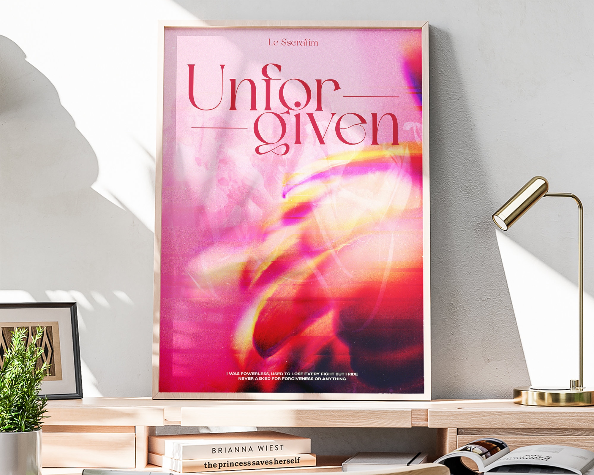 Le Sserafim Unforgiven Poster, Le Sserafim Poster, Minimalist Music ...