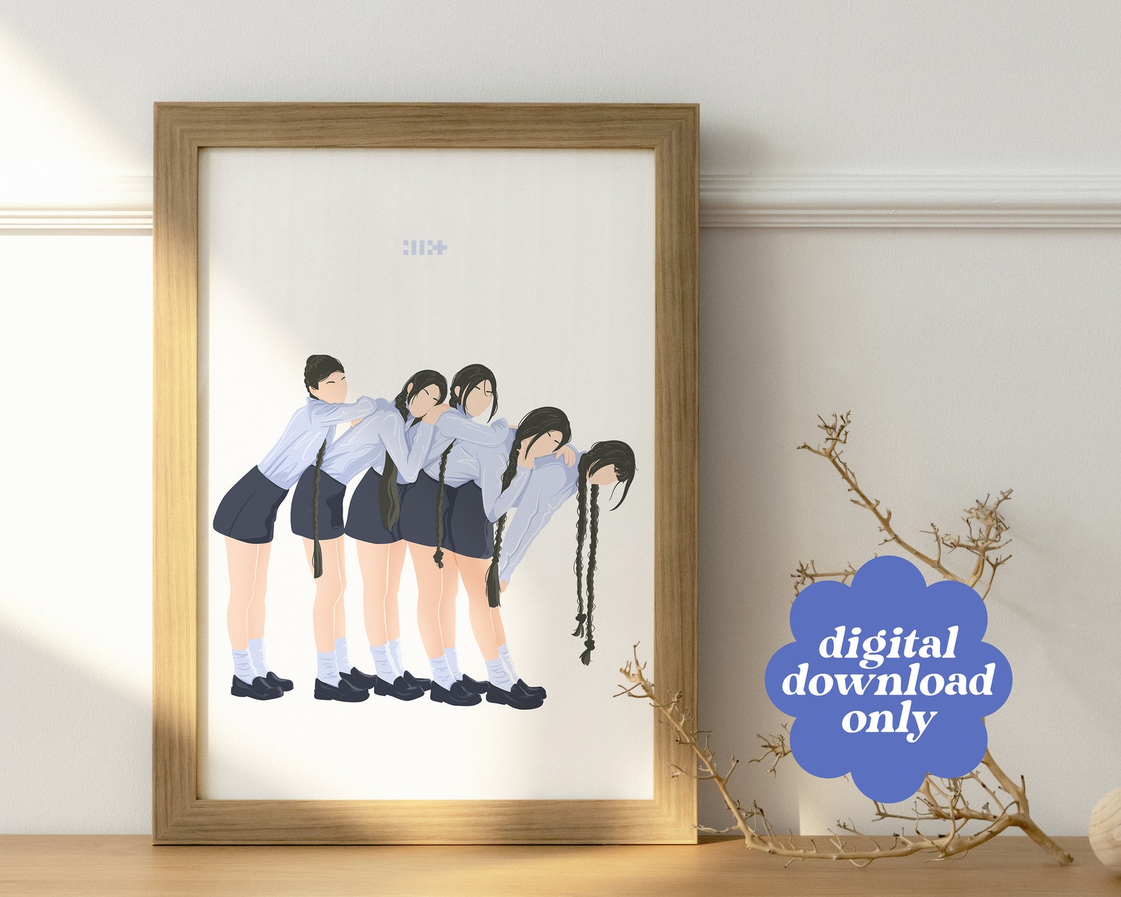 ILLIT Magnetic Printable Poster Wall Art, Digital Download, KPOP ...
