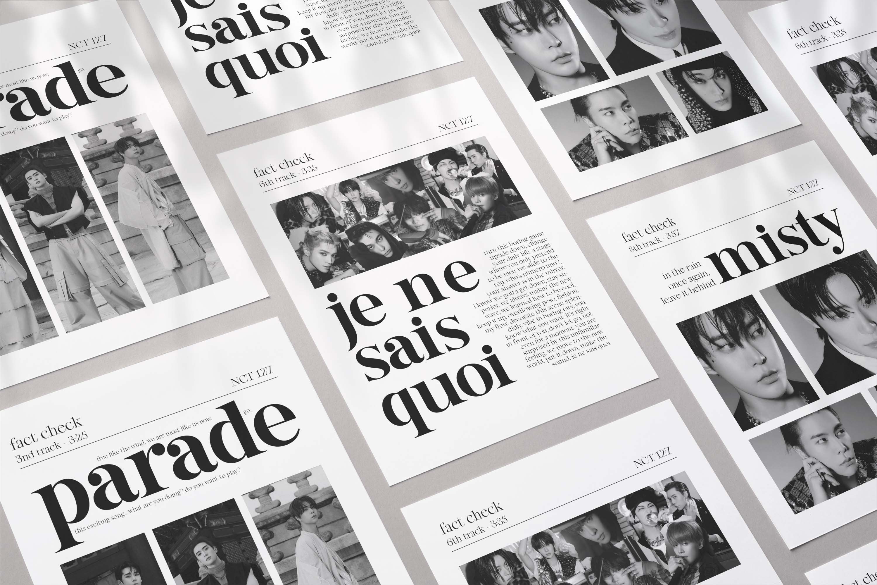 NCT 127 - Fact Check Poster, Nct Lyrics Poster, Printable Album Lyric ...