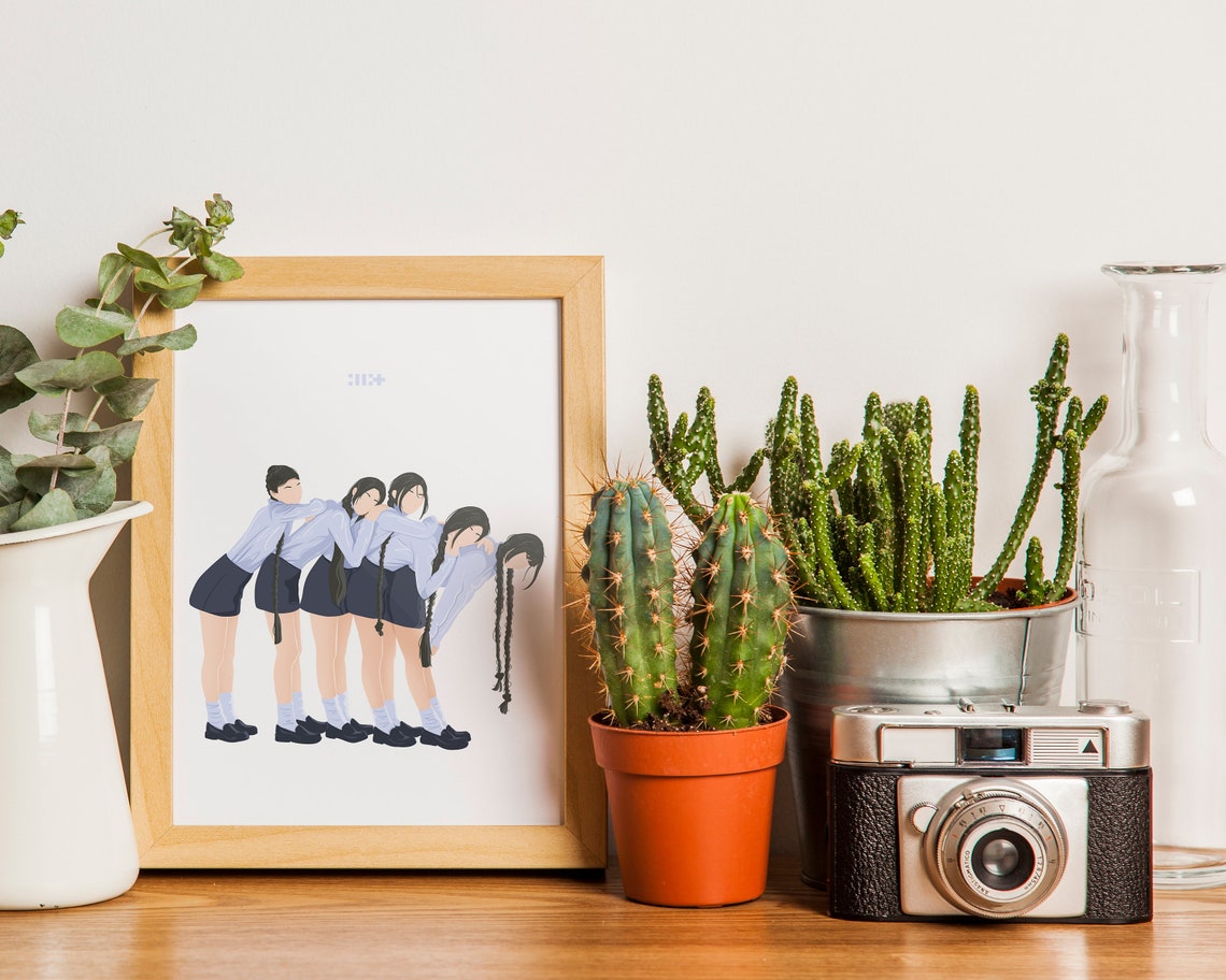 ILLIT Magnetic Printable Poster Wall Art, Digital Download, KPOP ...