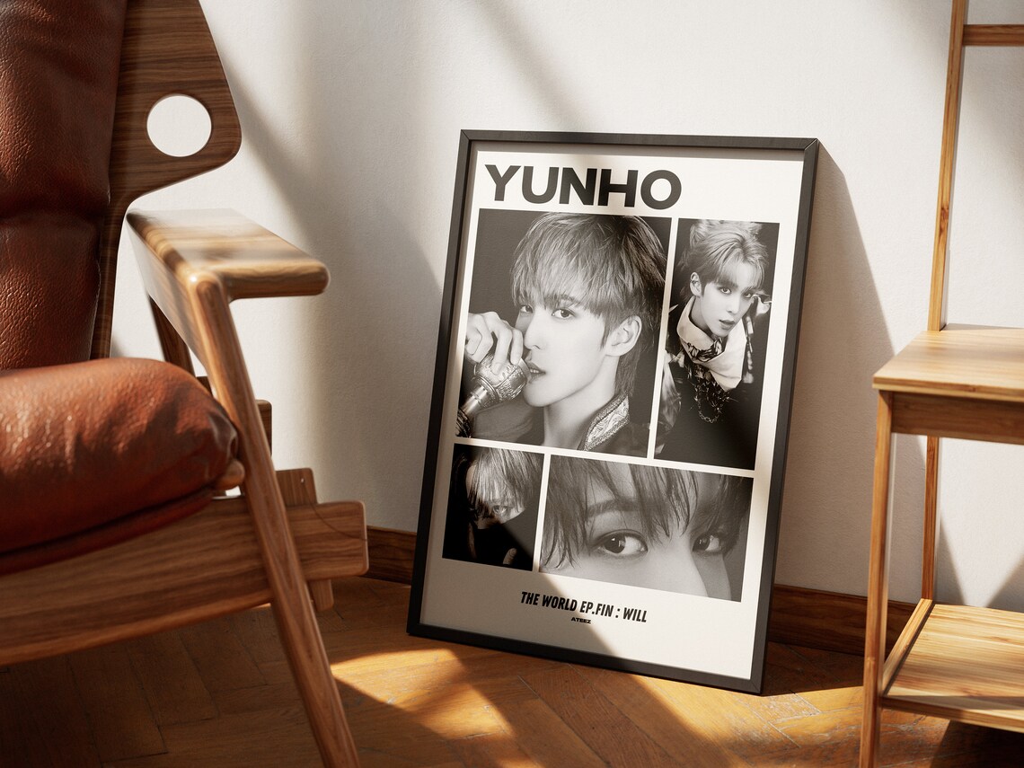 Ateez the World - Will Printable Posters, KPOP Collage Print, Digital ...