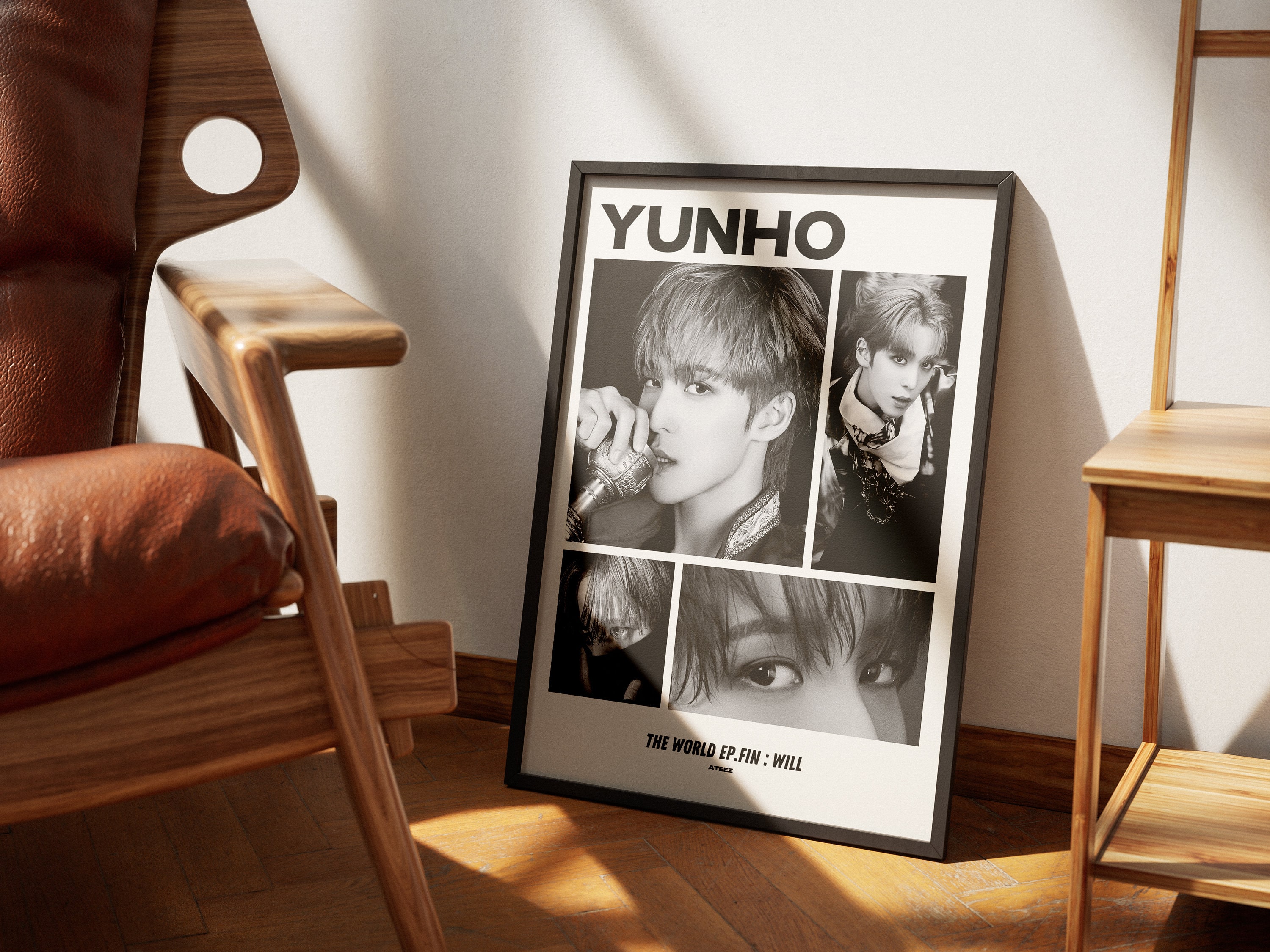 Ateez the World - Will Printable Posters, KPOP Collage Print, Digital ...