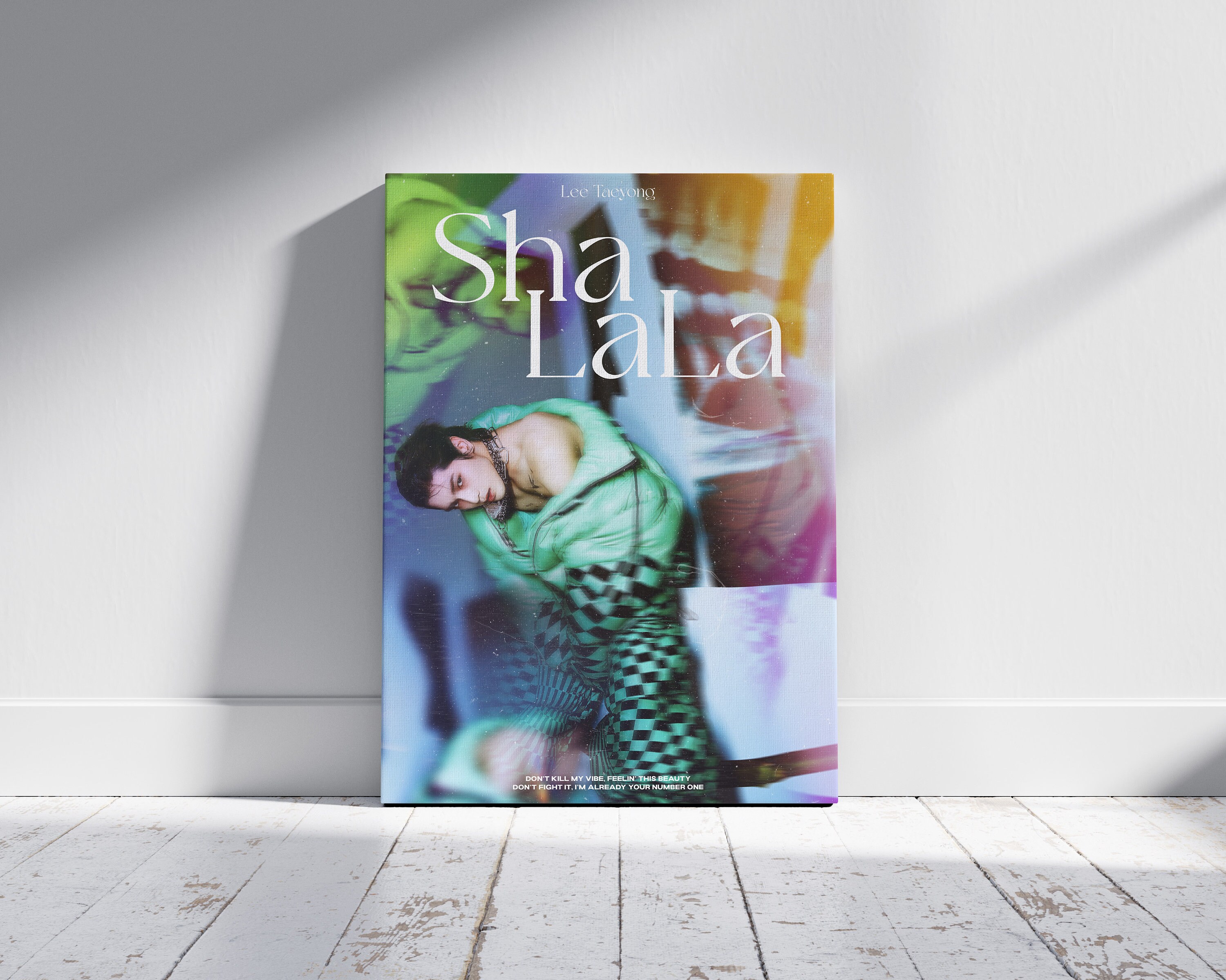 Taeyong - Shalala Poster, NCT Poster, Minimalist Music Poster, Digital ...