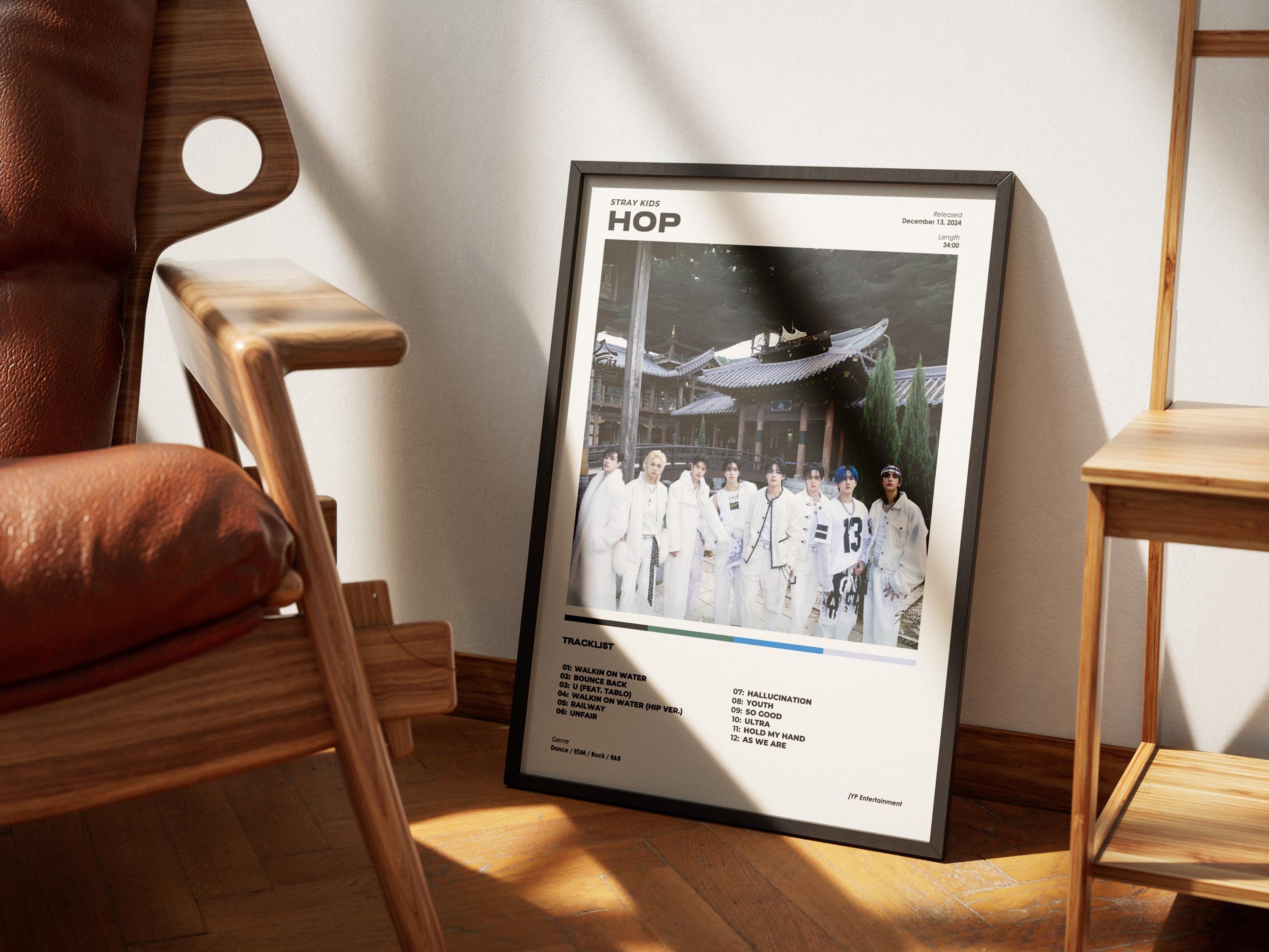 Printable SKZ - HOP Album Poster, Stray Kids Minimalist Music Print ...