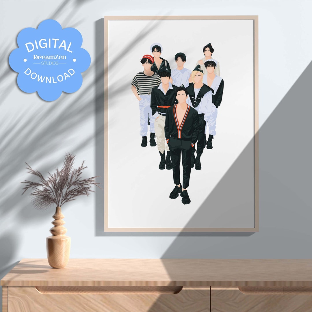 Printable Stray Kids - Maxident Aesthetic Wall Art - SKZ Room Decor ...