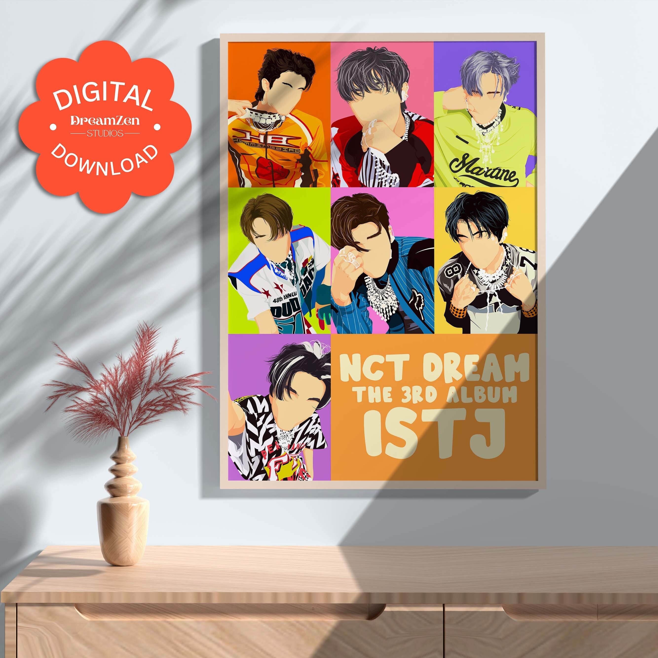 NCT Dream ISTJ Poster Art – KPOP Wall Decor (digital Download) - Etsy