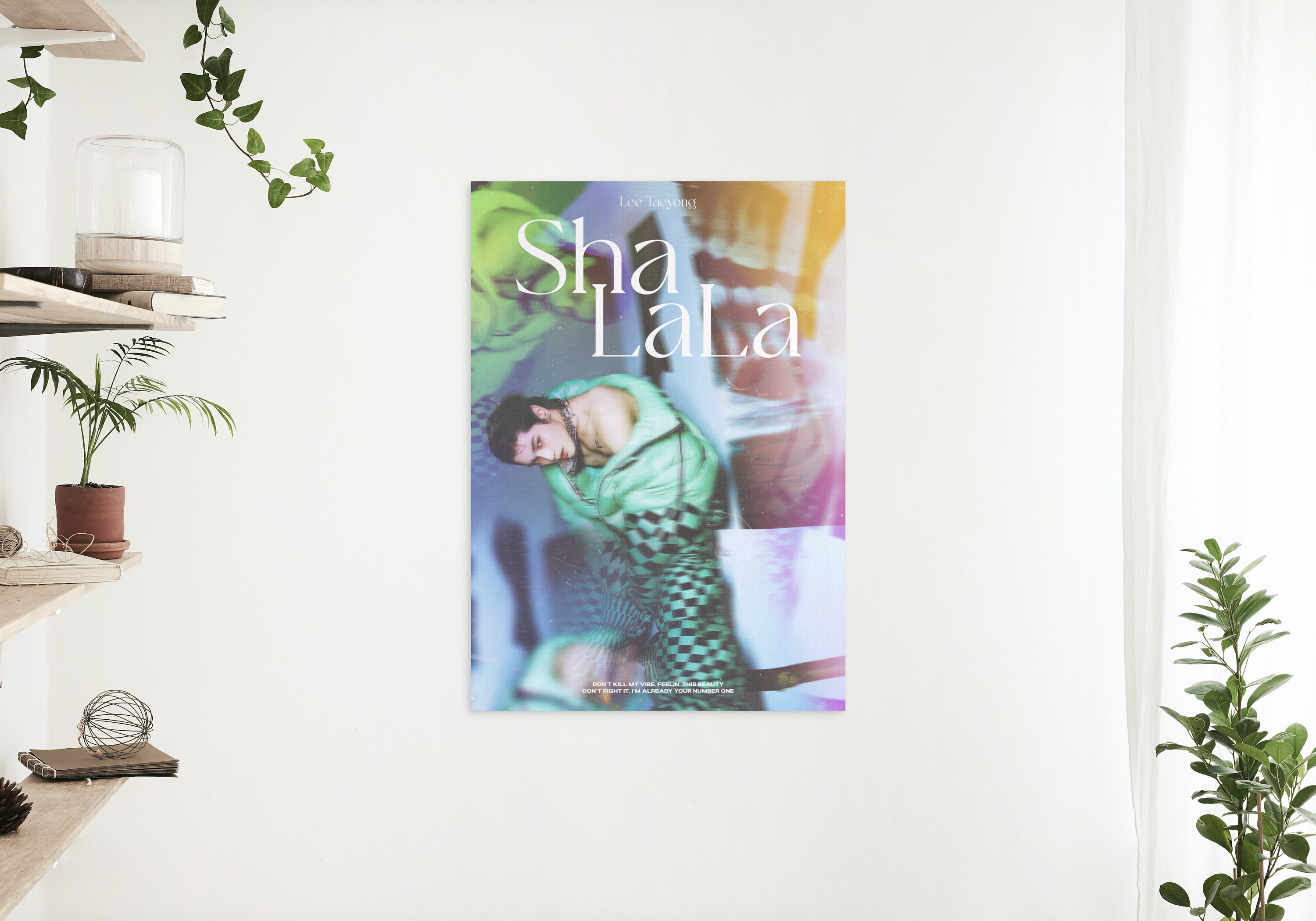 Taeyong - Shalala Poster, NCT Poster, Minimalist Music Poster, Digital ...