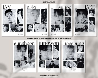 Enhypen CRIMINAL LOVE Digital Wall Print Kpop Art Poster - Etsy