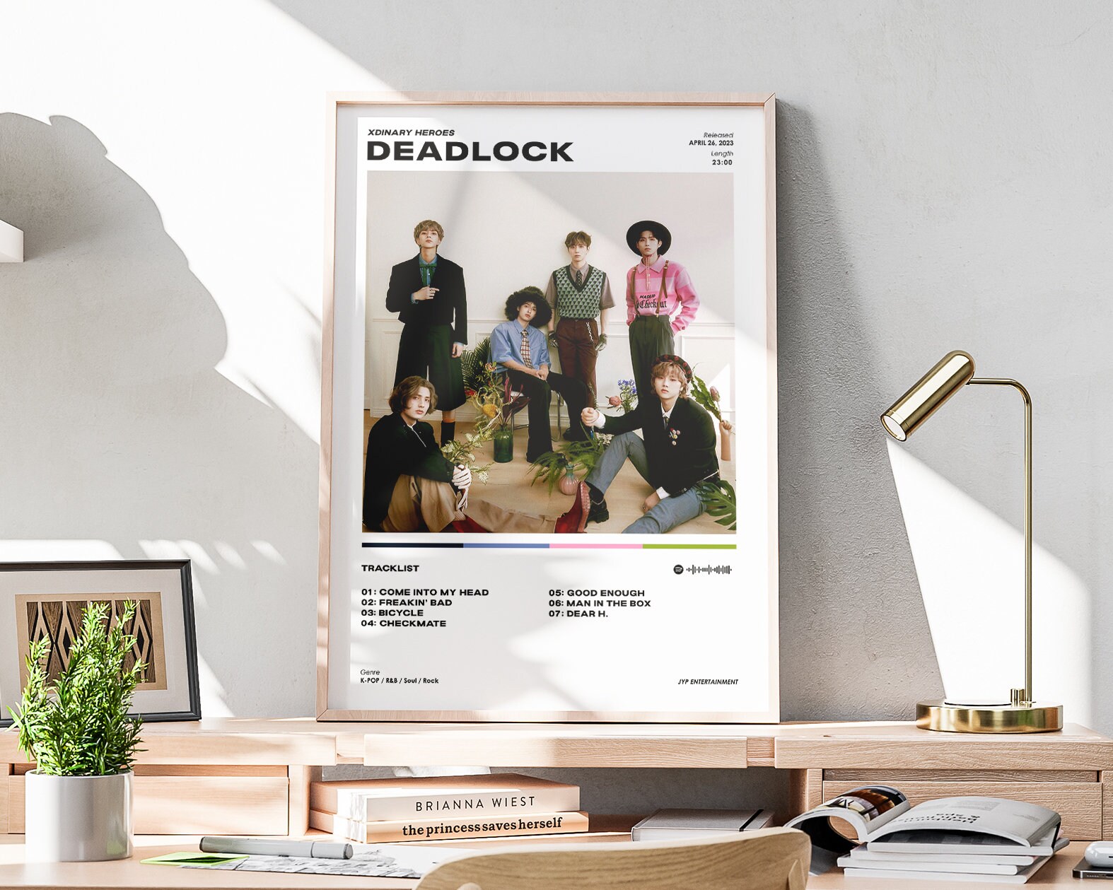 Xdinary Heroes - Deadlock Album Poster, Minimalist Music Print, Digital ...