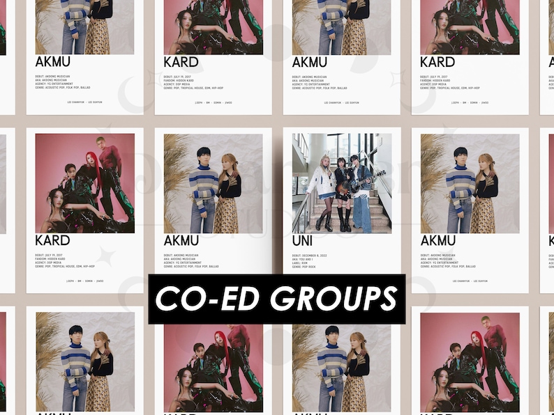 600+ Kpop Group Posters, Digital Collage Art (digital Download) - Etsy