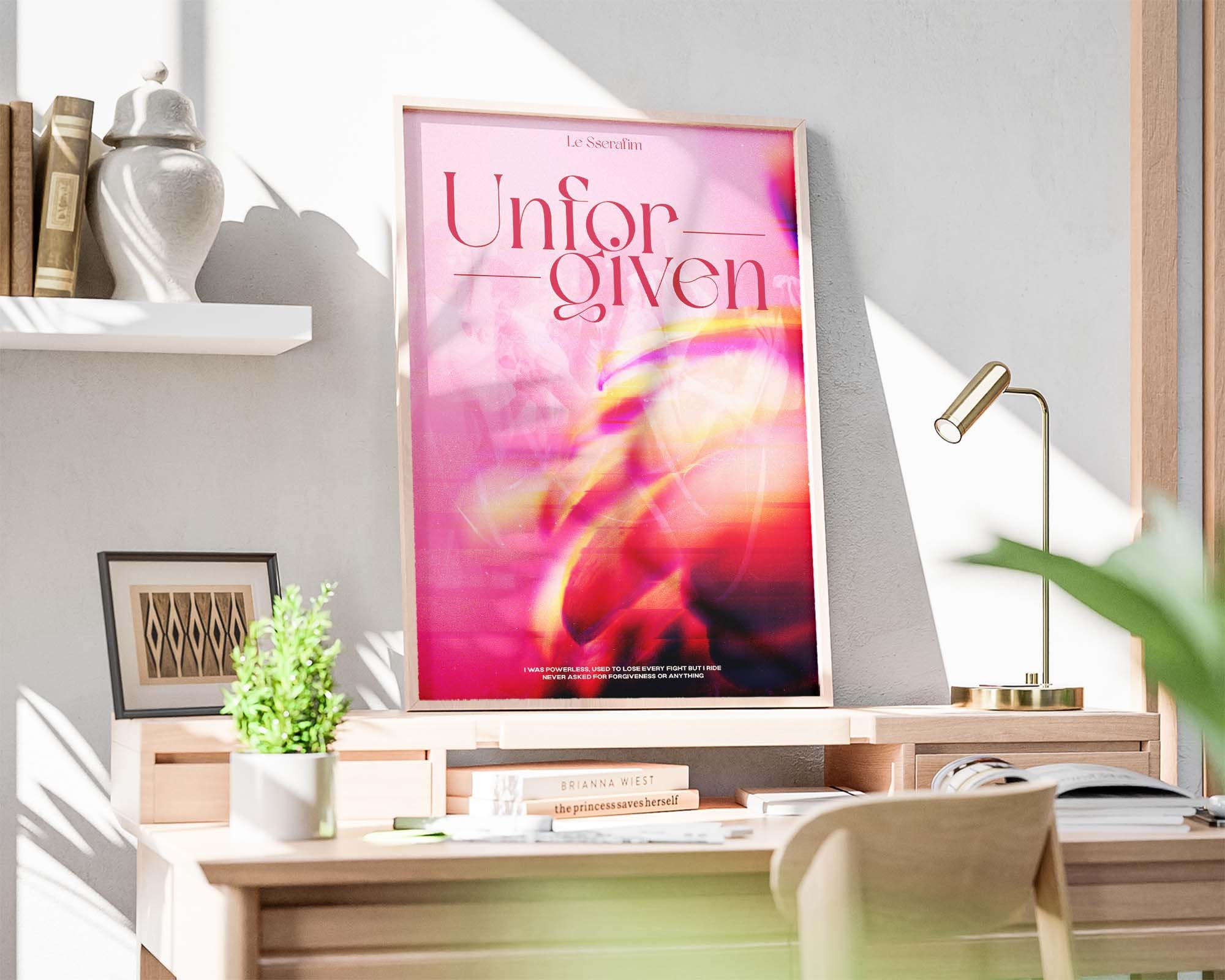 Le Sserafim Unforgiven Poster, Le Sserafim Poster, Minimalist Music ...