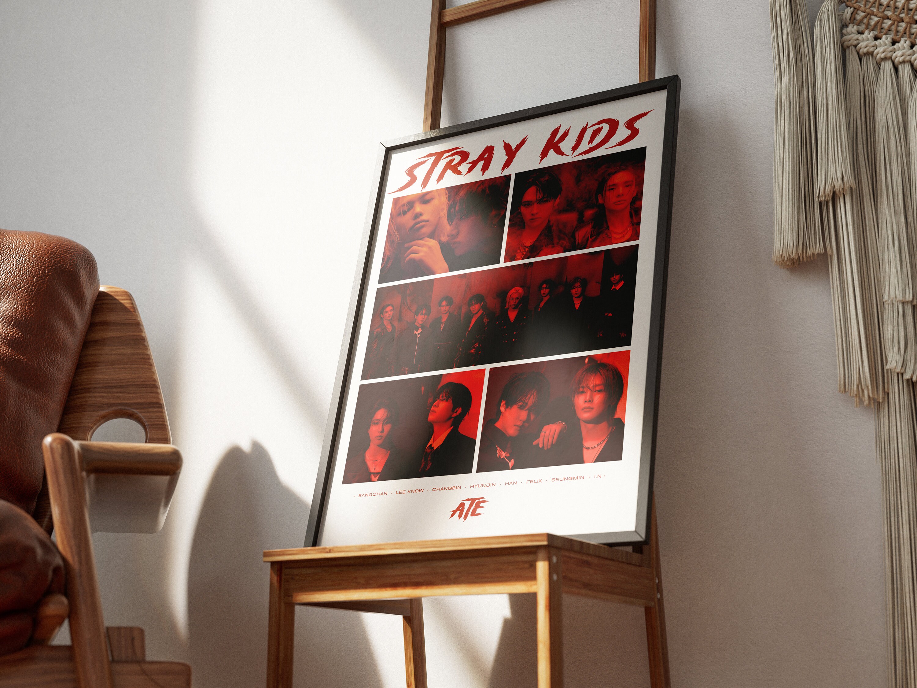 Stray Kids ATE Poster, Set of 7 Digital Print, Kpop Collage Album ...