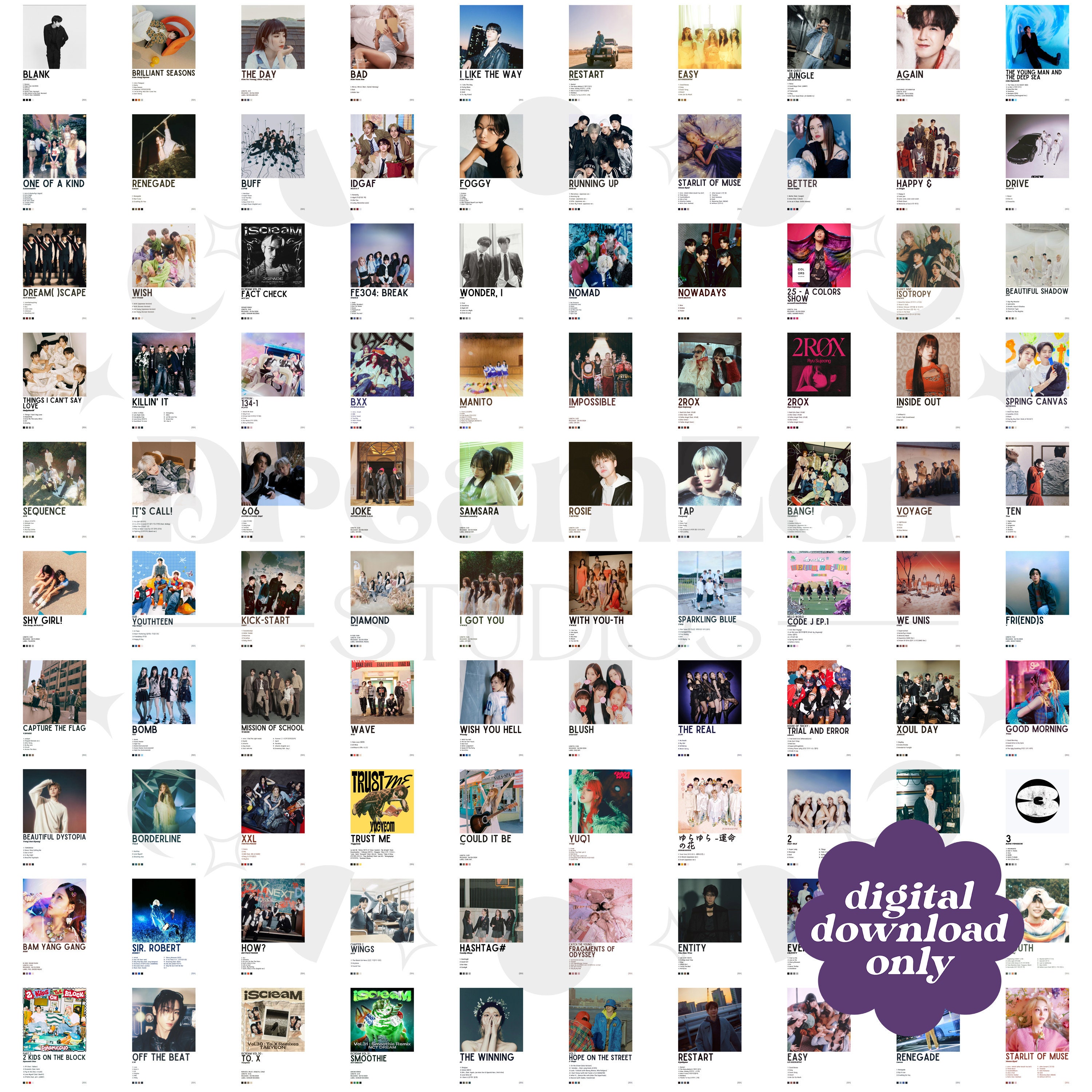 1000+ Kpop 2024 Album Posters, Music Collage (digital Download) - Etsy