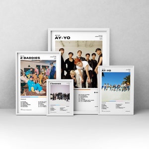 NCT 127 - Ay-yo Album Poster, Minimalist Music Print, Digital Download ...