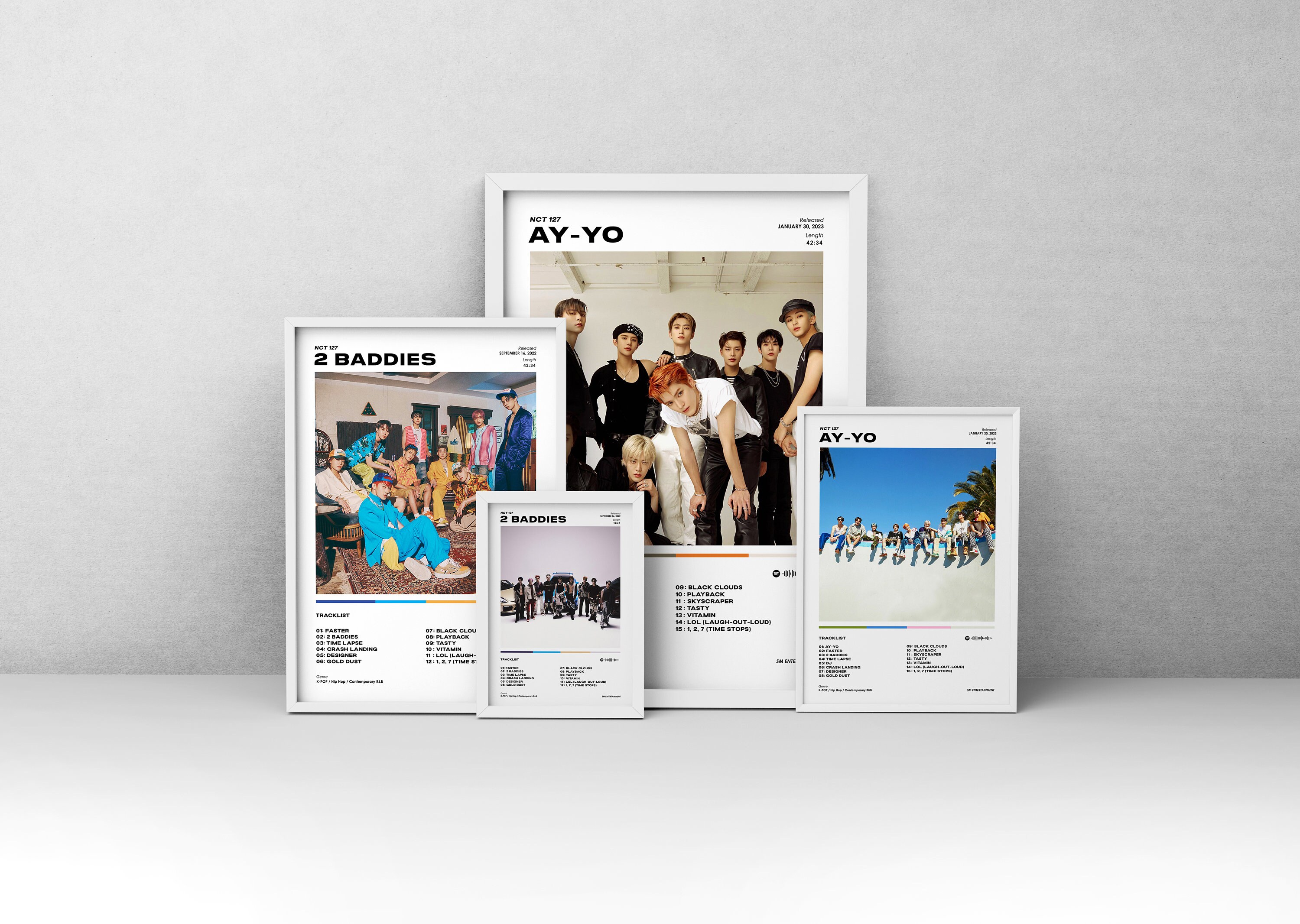 NCT 127 Ay-yo Album Poster – Minimalist KPOP Print (digital Download ...