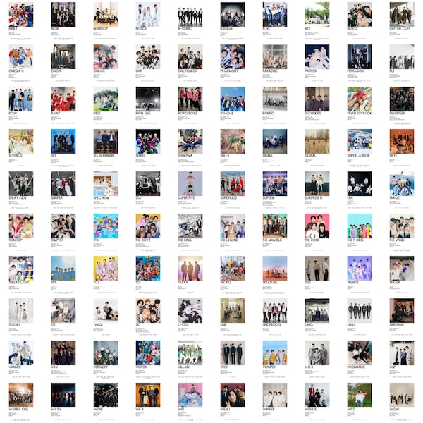 Kpop Posters Collage - Etsy
