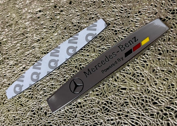 2X Mercedes Benz Emblem Metal Sticker 100 X 18 Mm - Etsy