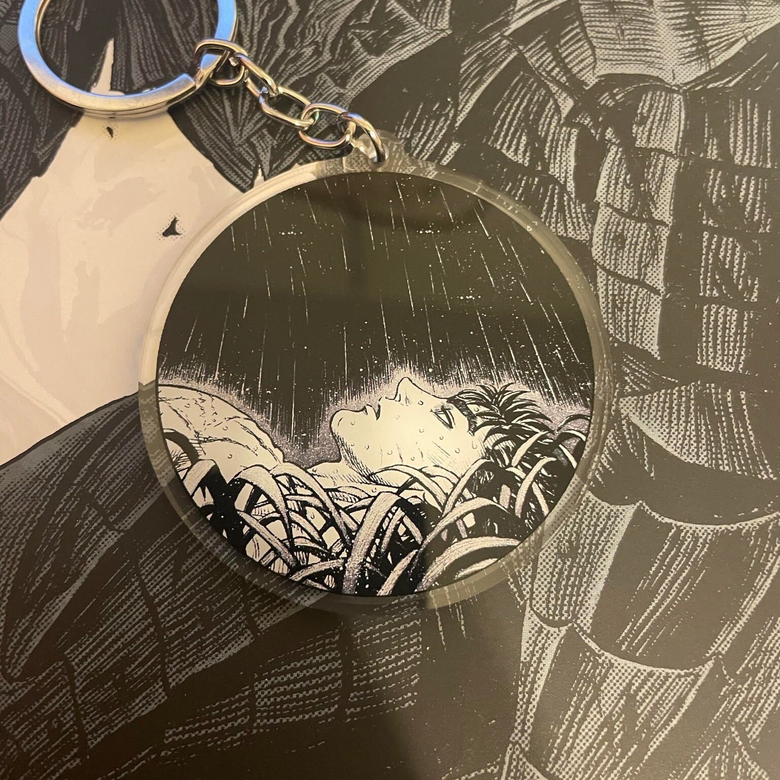 Guts & Miyamoto/takezo Parallel Keychain (duel-sided) - Etsy