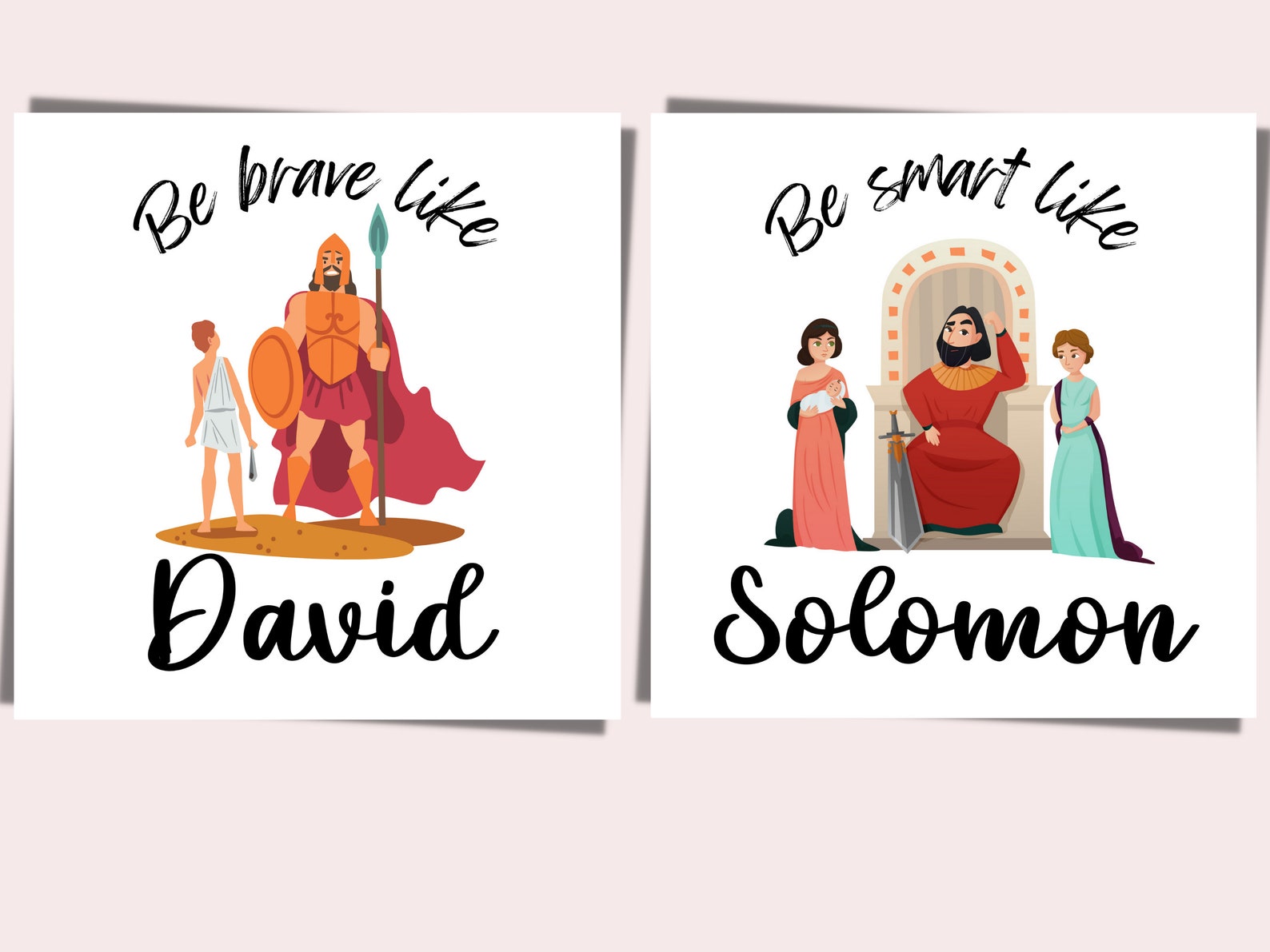 Biblical Role Models for Kids Bible and Christian - Etsy