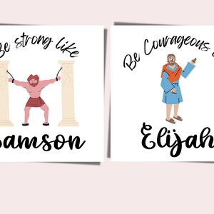 Biblical Role Models for Kids Bible and Christian - Etsy