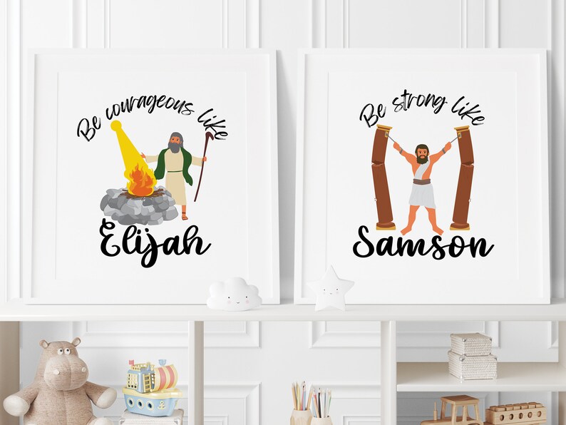 Biblical Role Models for Kids Bible and Christian - Etsy