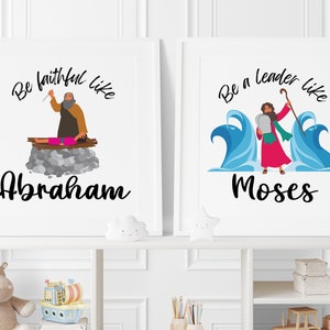 Biblical Role Models for Kids Bible and Christian Influencers, Set of 6 ...