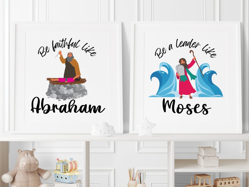 Biblical Role Models for Kids Bible and Christian Influencers, Set of 6 ...