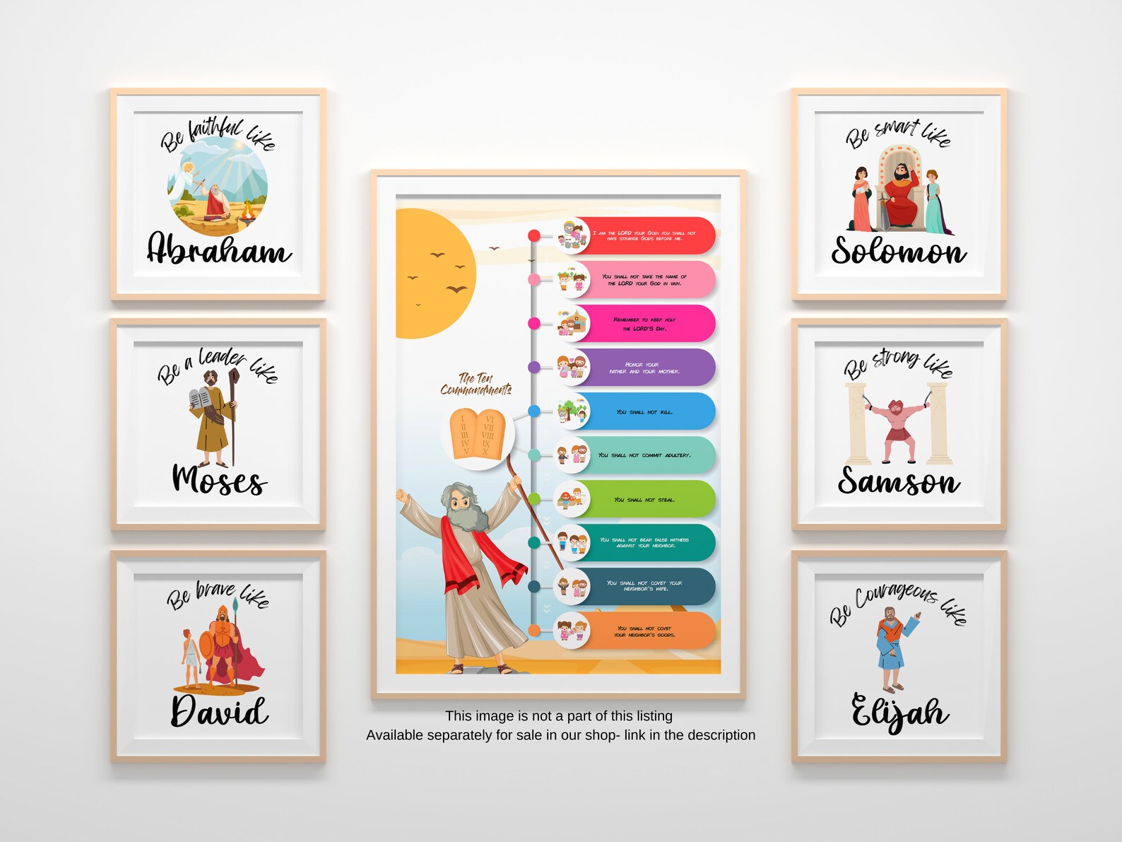 Biblical Role Models for Kids Bible and Christian - Etsy