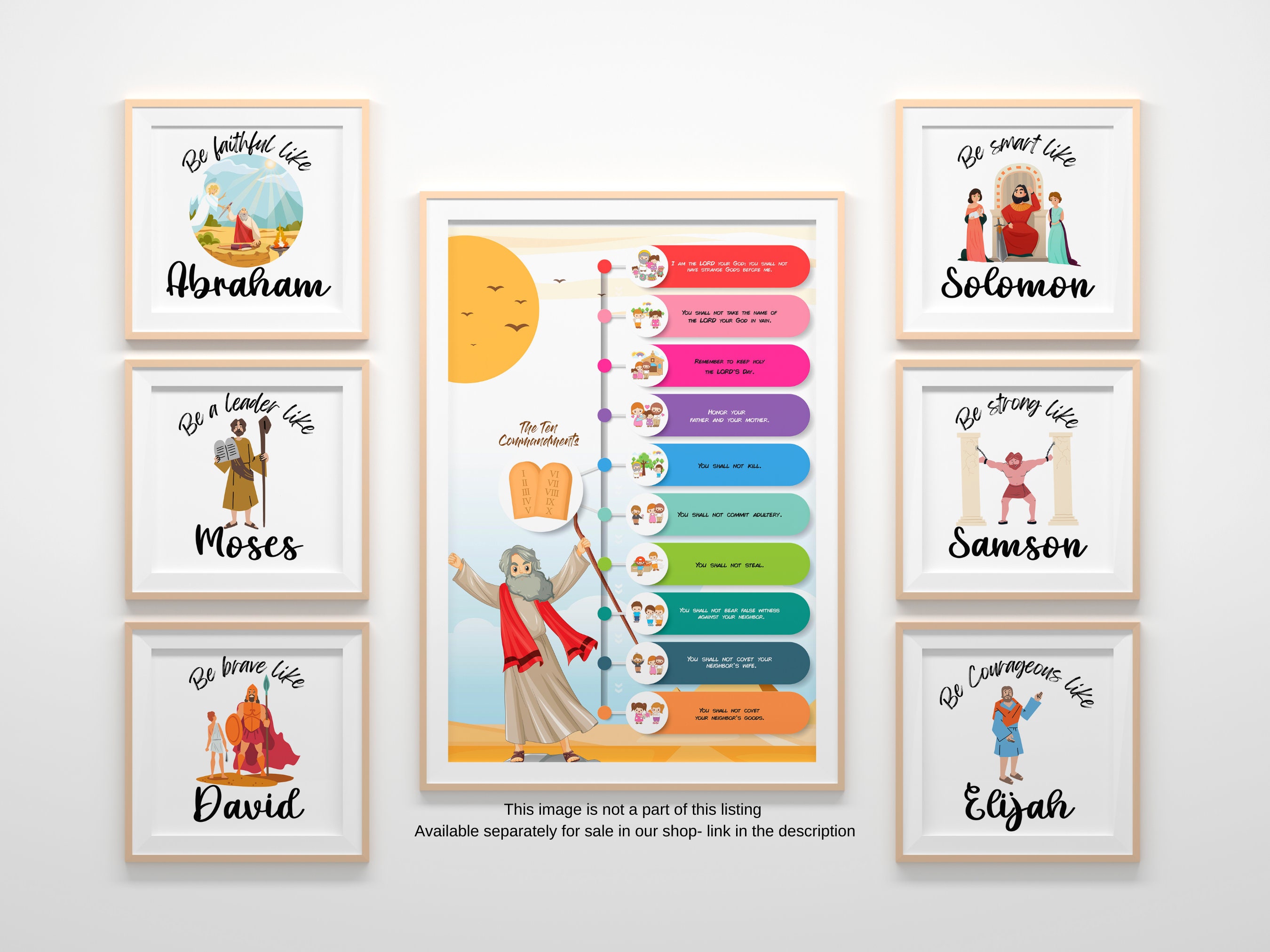 Biblical Role Models for Kids Bible and Christian - Etsy Australia